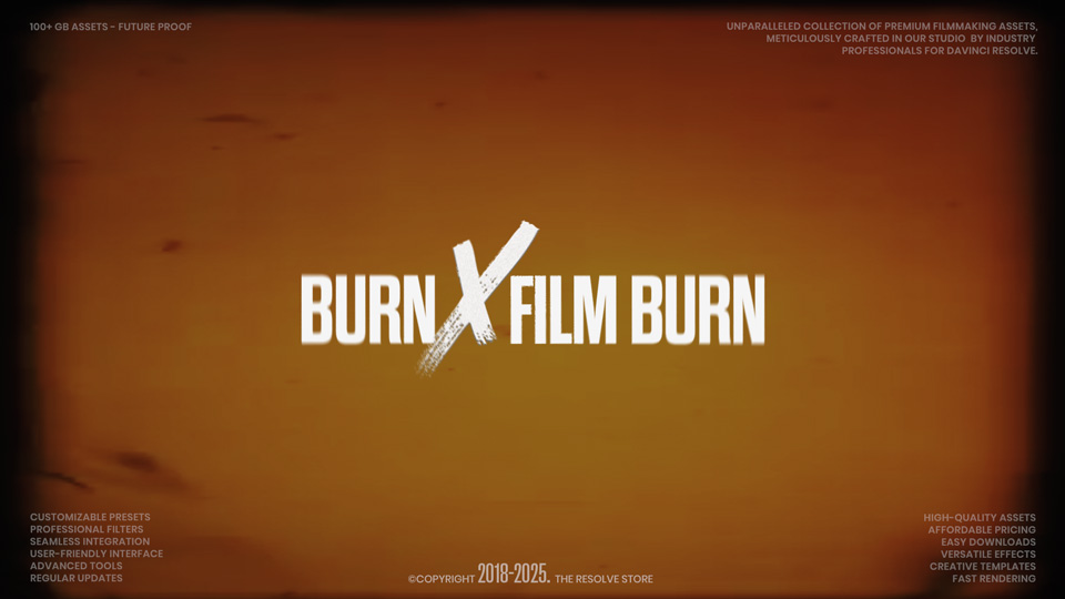 BurnX: 2 Free Film Burn Effects for DaVinci Resolve 17 & 18 - The ...